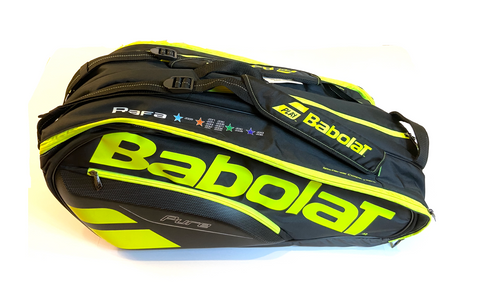 Rafael Nadal Custom Autographed Babolat Racket Bag 2017 | Prestige ...