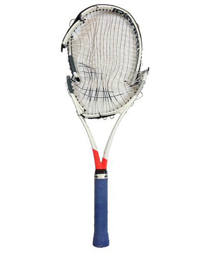 Dominic Thiem's Match Used Smashed 2019 Babolat Pro Stock Racket ...