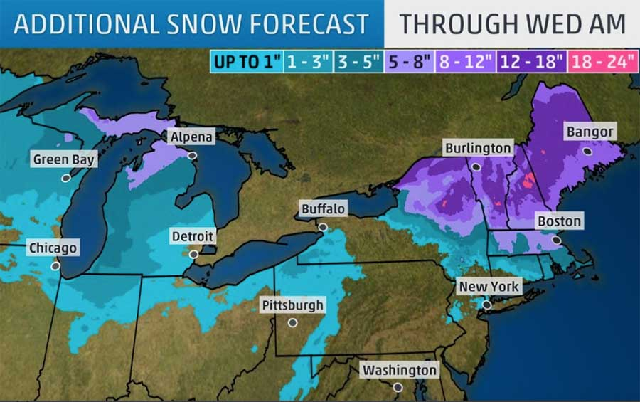 Winter Storm Maya's bringing more great conditions for snowmobiling!