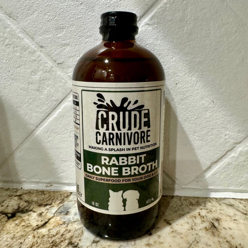 Crude Carnivore Bone Broth - RABBIT | Wild Miles