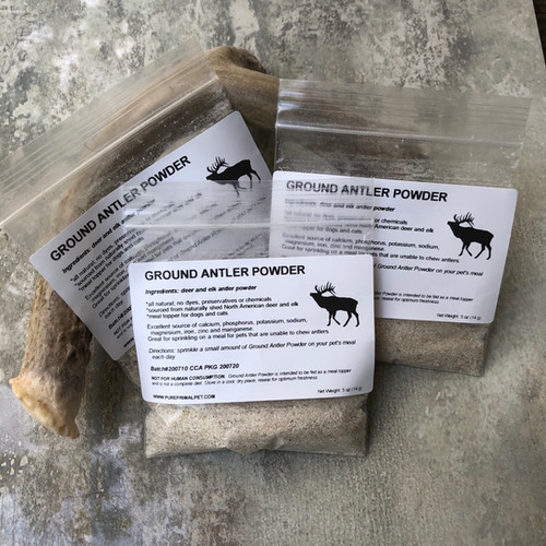 Ground Deer Antler Powder - .5oz Bag | Wild Miles