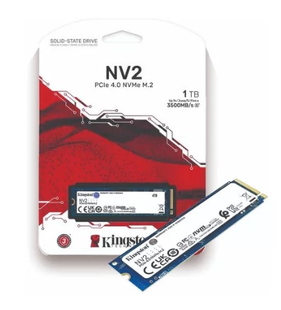 SSD Kingston NV2 1Tb PCle 4.0 NVMe M.2 3500MB/s | BG GAMES