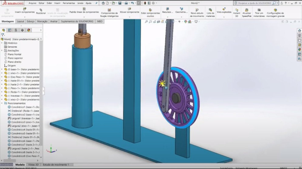 SolidWorks Motion em Seu Projeto