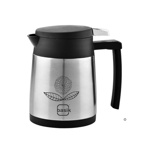 Basik Uranus Stainless Steel Insulated Flask, Black | Basik