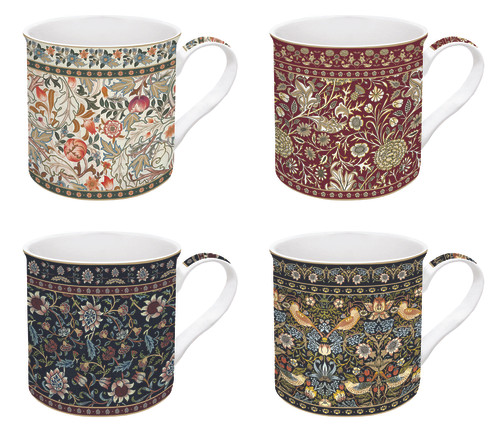 Set of 4 High Quality Mugs in Gift Box MORRIS | CUPS & CO