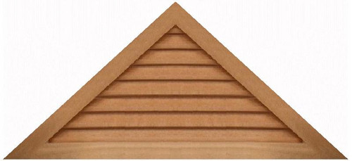 GVP1154 - 54" base 11/12 pitch Triangle Gable Vent | woodgablevent