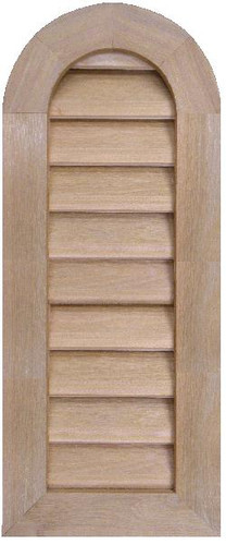 GVT1030 - 10" x 30" Tombstone Gable Vent | woodgablevent