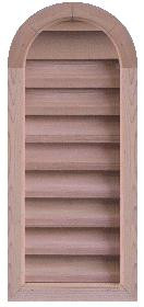 GVT1230 - 12" x 30" Tombstone Gable Vent | woodgablevent