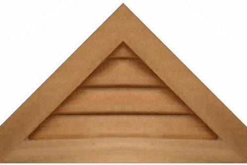 GVP1224 - 24" base 12/12 pitch Triangle Gable Vent | woodgablevent