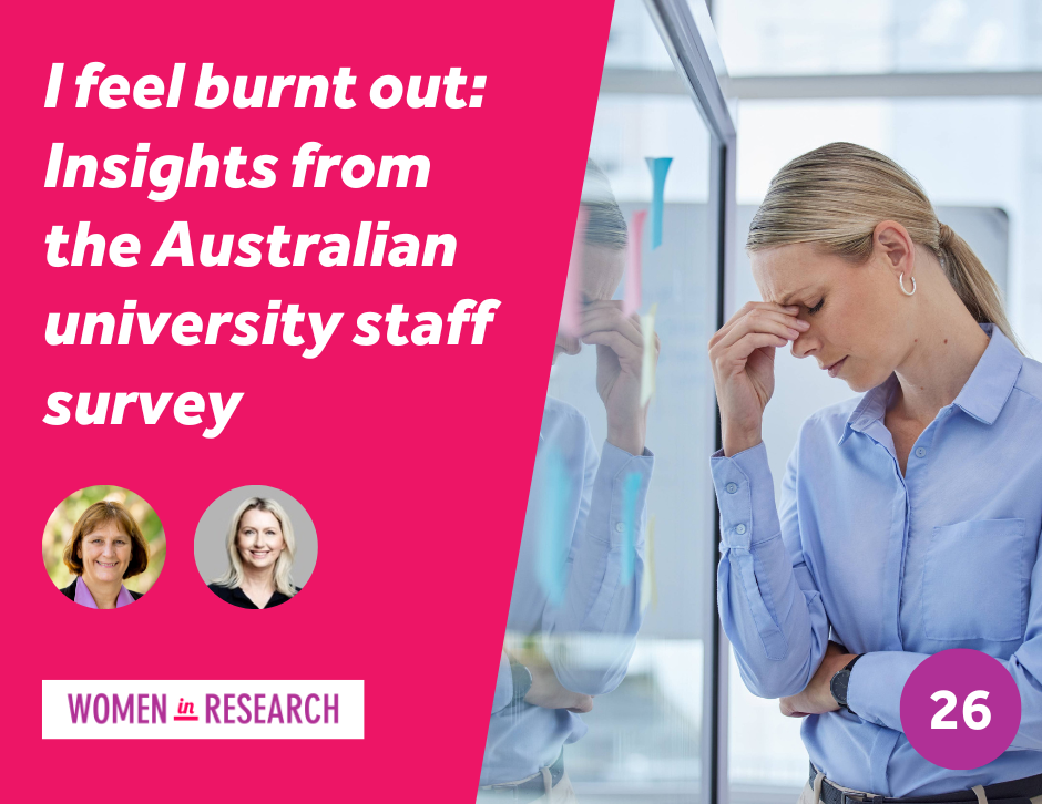 Webinar #26: I feel burnt out: Insights from the Australian university ... Webinar #26: I feel burnt out: Insights from the Australian university ...