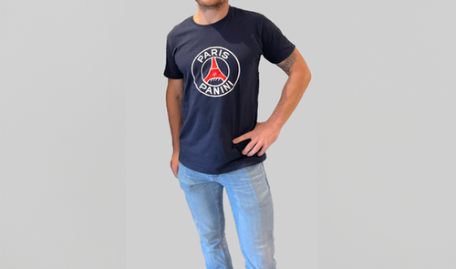 Blue Tee Shirt | Paris Panini