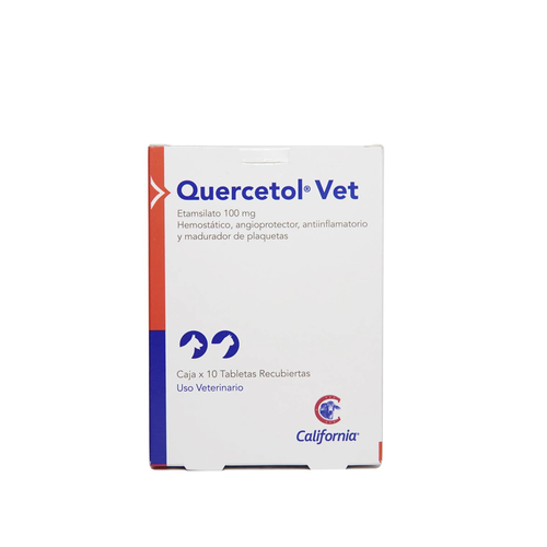 Quercetol Vet 100mg x 10 tabletas | Don Perro