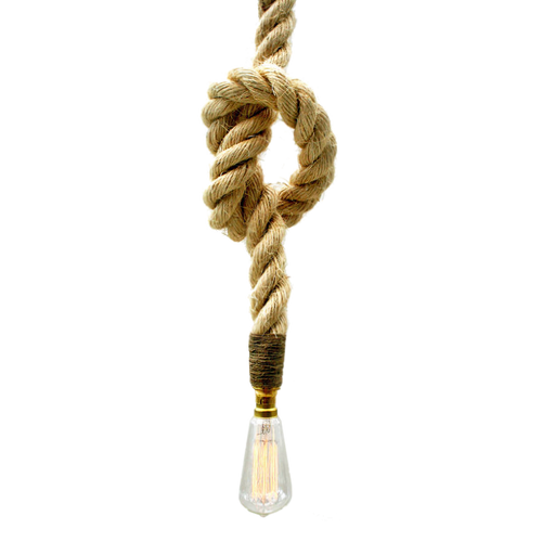 Edison Rope Pendant Light | Unique's Co.