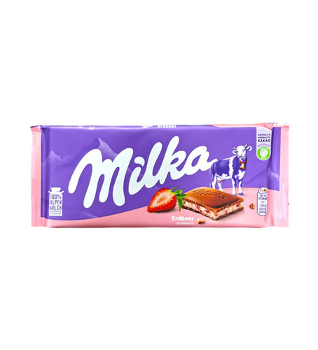 Chocolate Milka Strawberry 100g | Valentina
