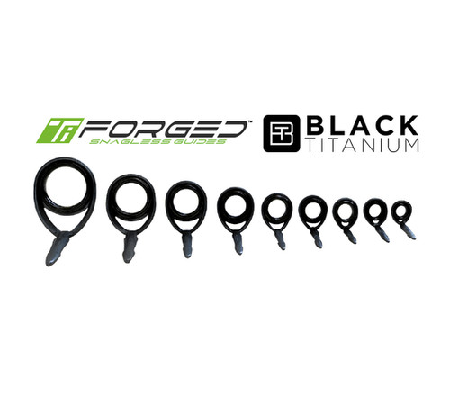 TiForged Black Titanium Running-Spinning Guides | theamericantackleco