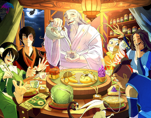 Iroh's Tea Party | Dread Illustrations