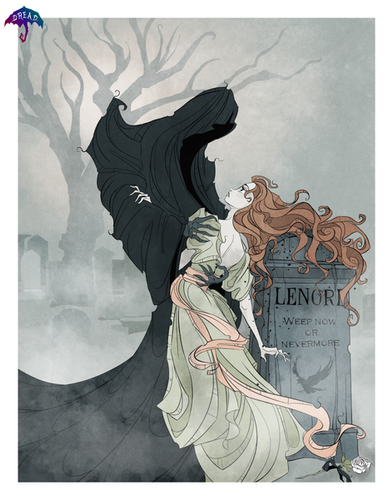 Lenore (Gothic Poetry) | Dread Illustrations