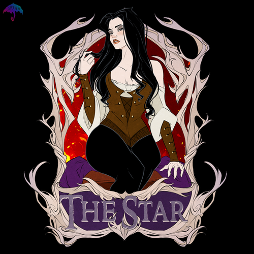 TOG Tarot: Elide The Star | Dread Illustrations