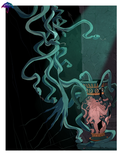 Old Gods: Medusa | Dread Illustrations