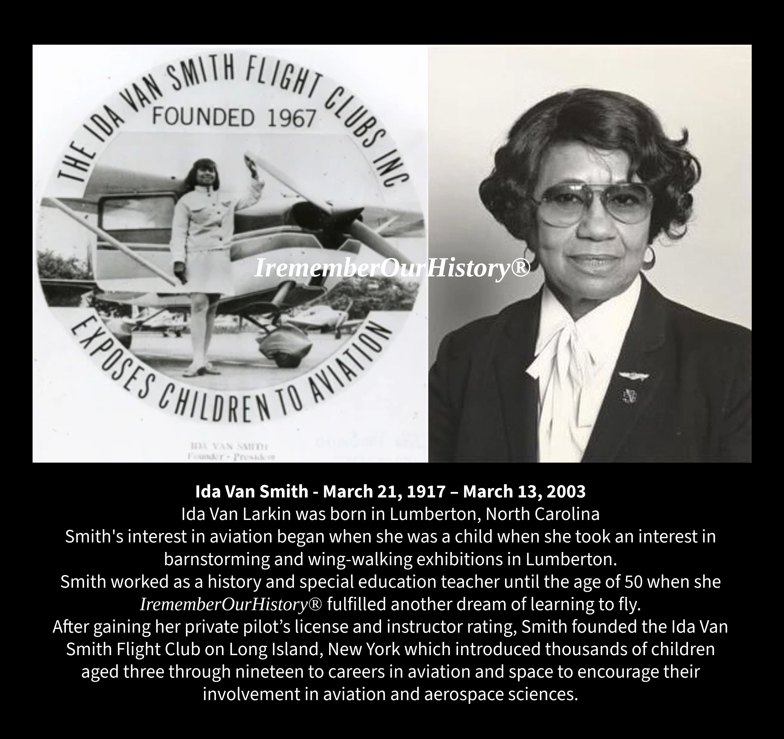 Ida Van Smith - March 21, 1917 – March 13, 2003