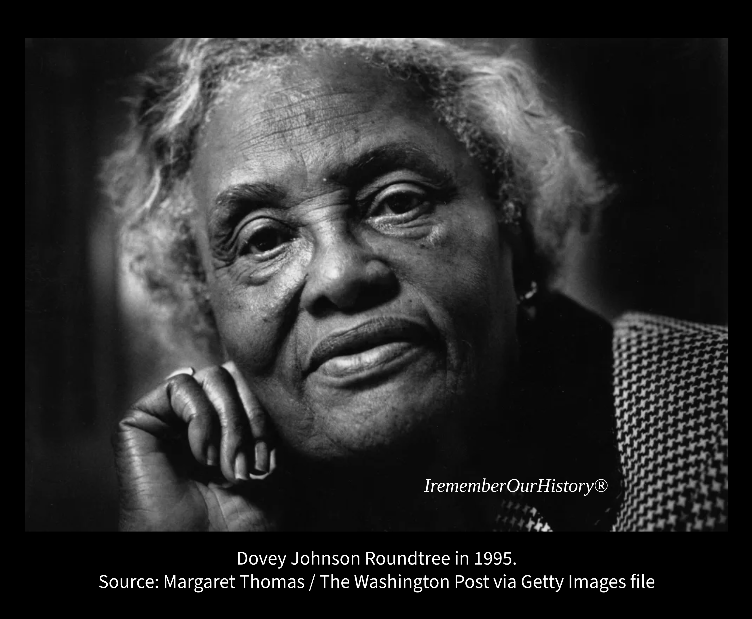 Dovey Johnson Roundtree (April 17, 1914 – May 21, 2018)