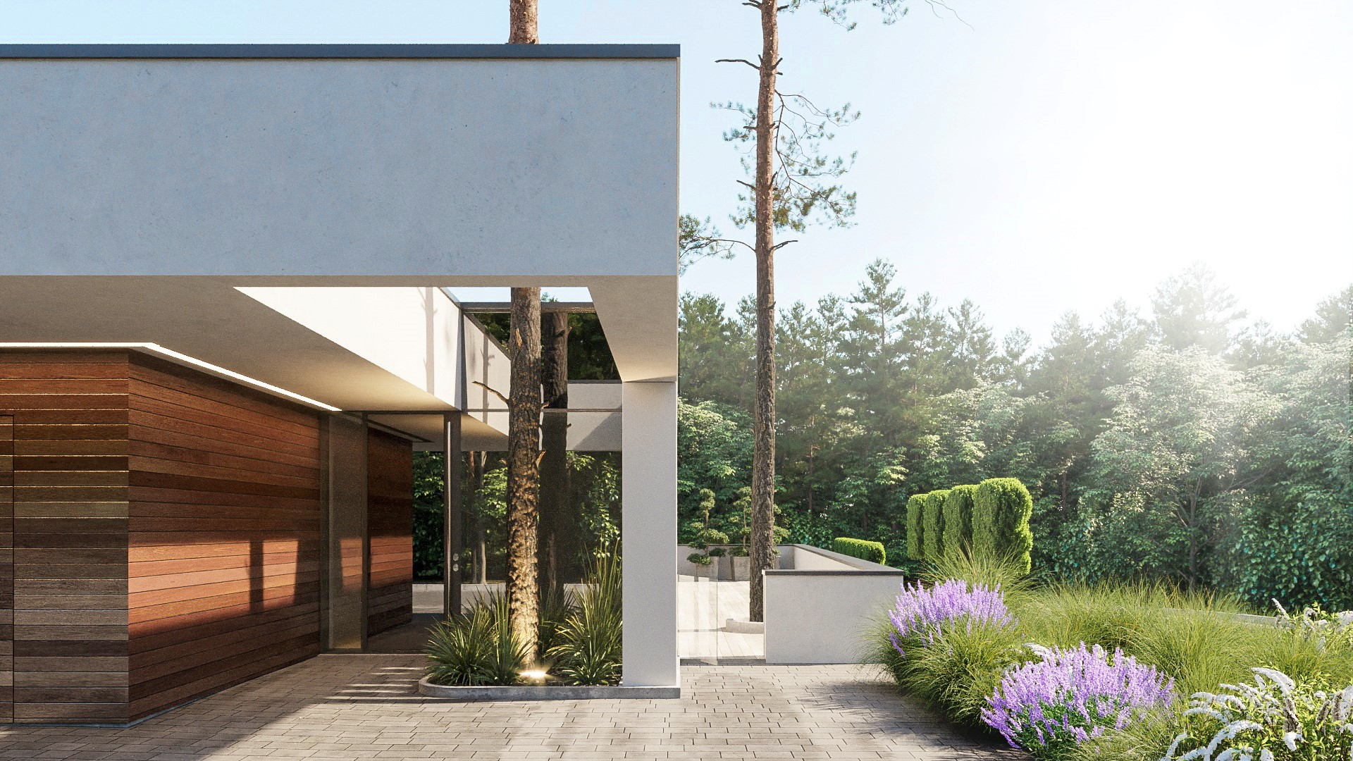 Modernus namas prabangioje pušyno gyvenvietėje "Laurų rezidencijos" | SOLDS