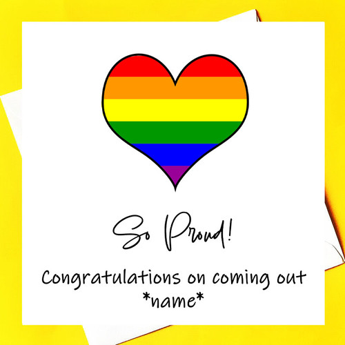 Coming Out Card *congratulations* *LGBTQ* | Quackingcards