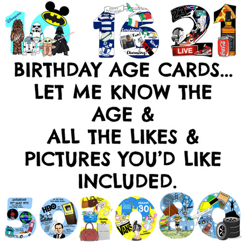 Birthday Age Card | Quackingcards