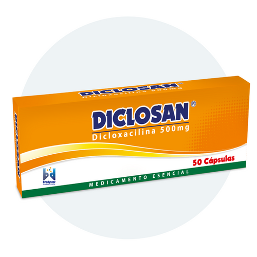 DICLOSAN (Dicloxacilina 500mg) | BD FARMA