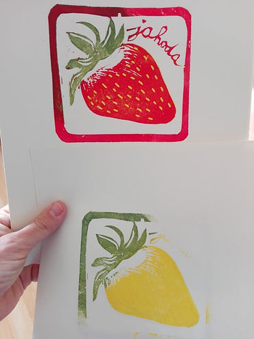 Grafická technika | Linoryt | Technologický postup