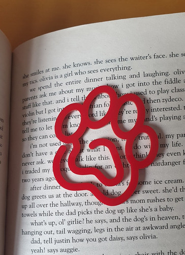 paw print book mark | Kim's personlised gi