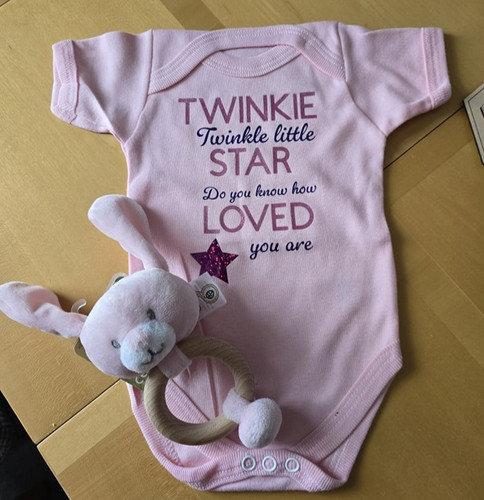 twinkle twinkle baby vest | Kim's personlised gi