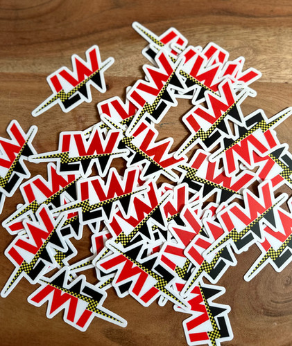 LW Lightning Bolt Sticker | Lindsay Wheelock