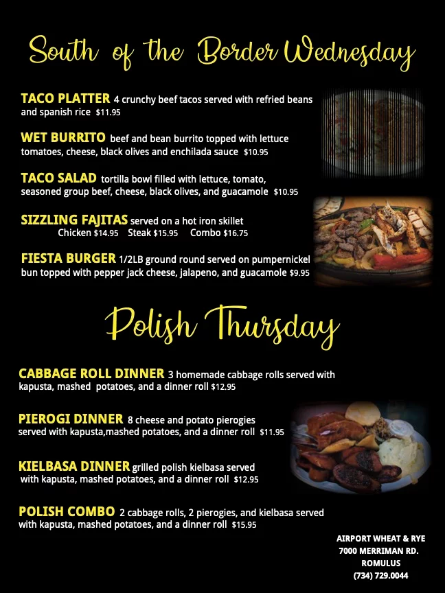 Romulus (Airport) | Wheat and Rye