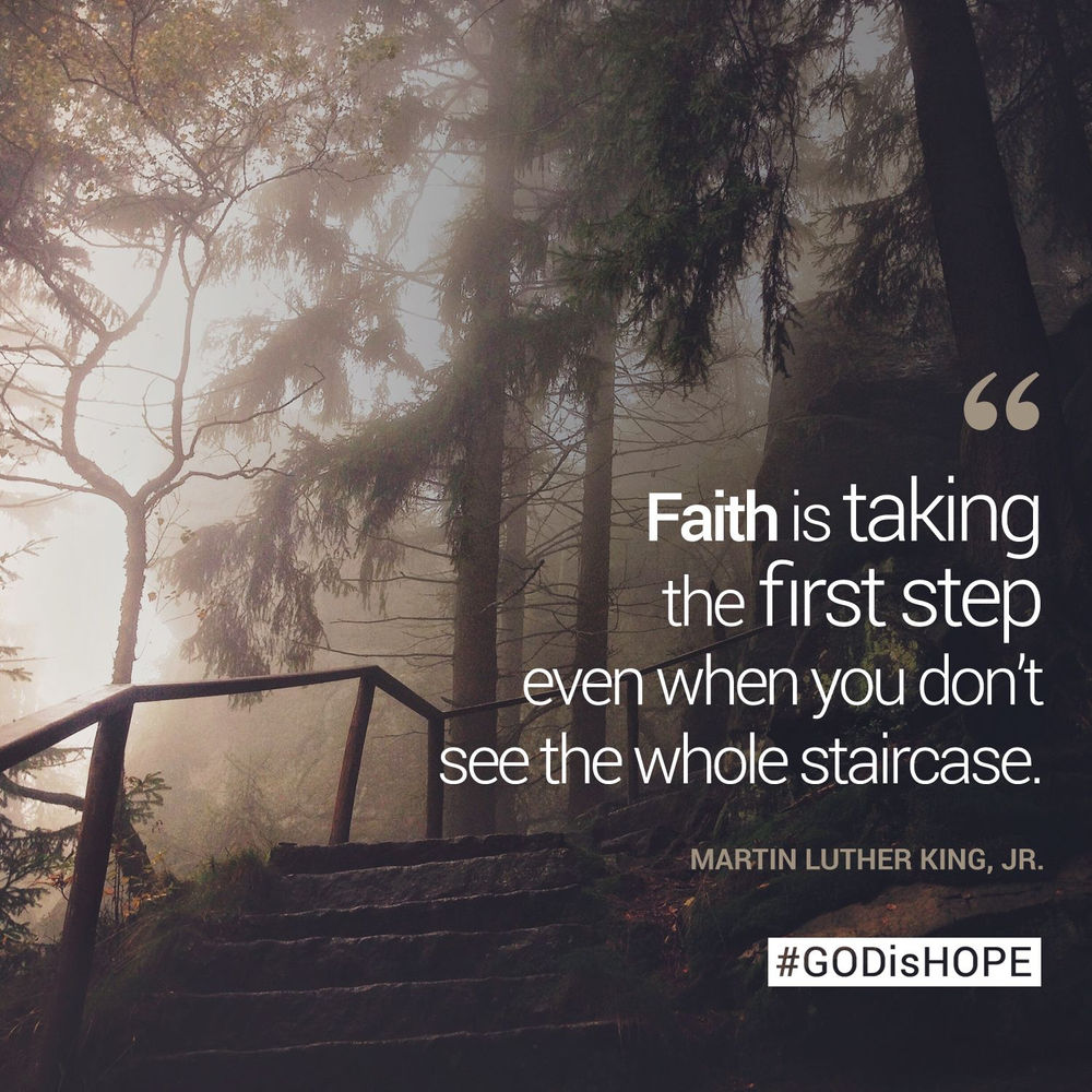 Taking the First Step of Faith