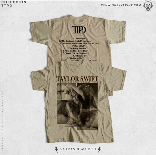 Taylor Swift - TTPD tracklist | Husky Print
