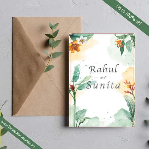 Free Wedding Invitation E card 002 | Theweddingcard