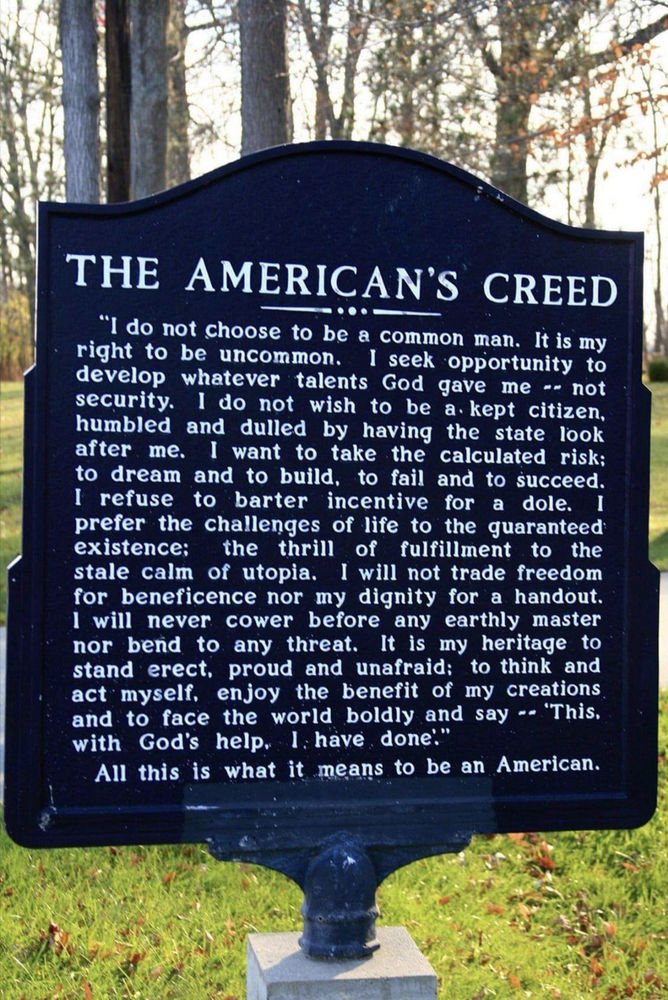 Tell the community what the American's Creed means to you | Silence ...
