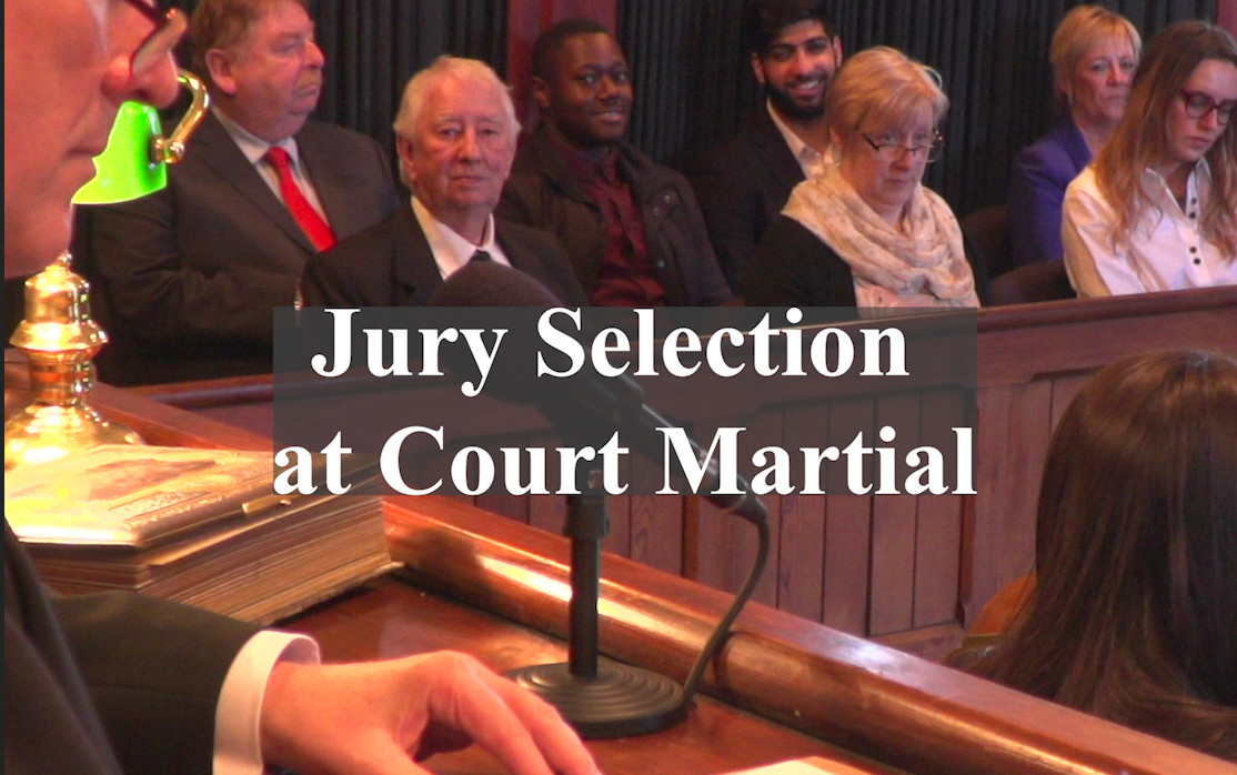 Jury Selection at a Court Martial - Panel Selection