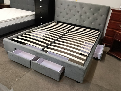 King Storage Bed Base and Headboard | My Site