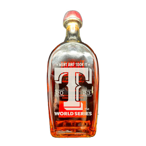 Texas Rangers World Series Bottle | The Booz Box