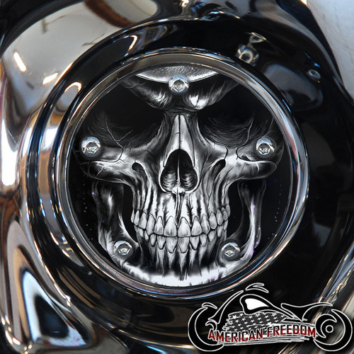 Reaper Face | Harley Davidson Timing Cover | Customderbys