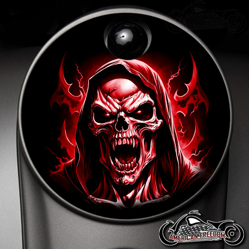 Vampire Reaper | Harley Davidson Fuel Door | Customderbys