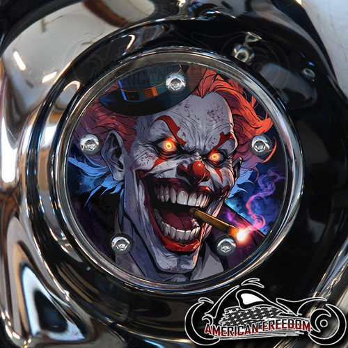 Smoking Clown | Harley Davidson Timing Cover | Customderbys