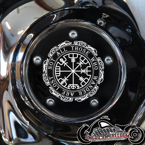 All Who Wander Vegvisir | Harley Davidson Timing Cover | Customderbys