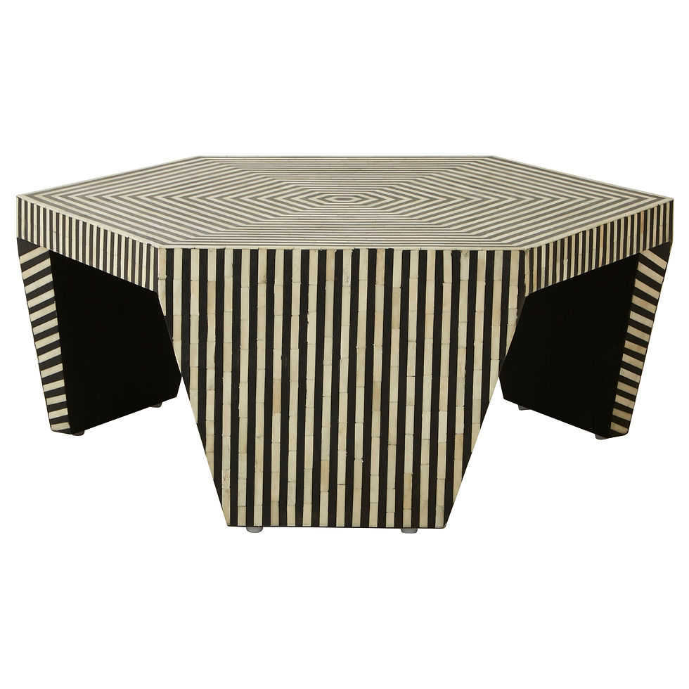 Florence Striped Coffee Table | RIT INTERIOR DESIGN