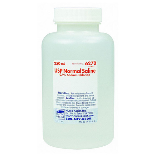 Medline Normal Saline Solution, 250mL | Congdon's