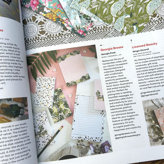Georgia Breeze 'Happy Houseplants' feature in Uppercase Magazine