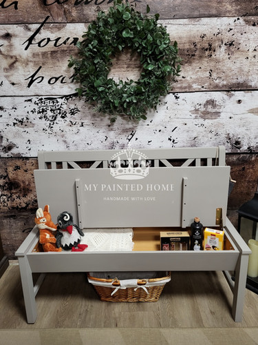 BANK PUTTY ️ massiv Buche - Landhausbank | My Painted Home https ...