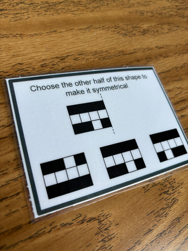 Symmetry Task Cards | Montessoriable